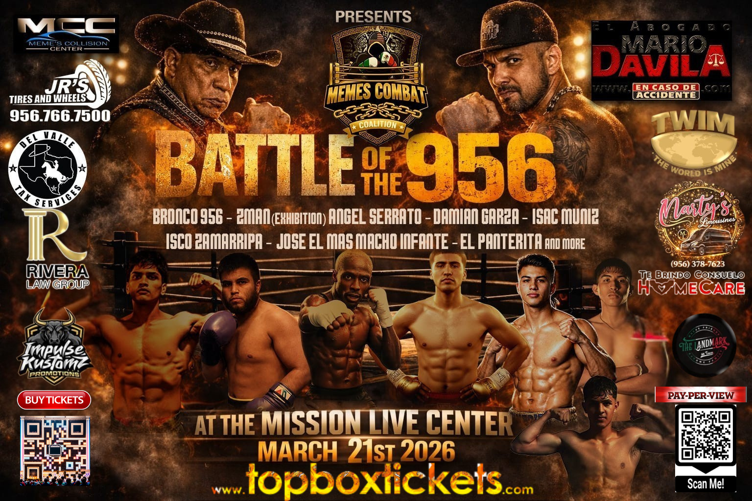 BRONCO 956 vs ZMAN in BATTLE OF THE 956! – EVENT POSTPONED – - Top Box ...